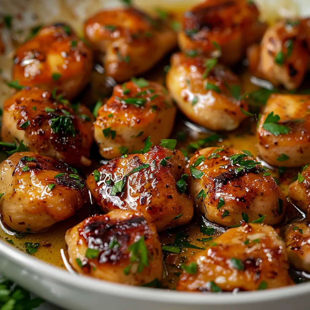 Best 15-Minute Garlic Butter Chicken Bites